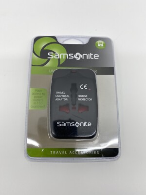 Samsonite Worldwide Travel Universal Power Adapter Black New | eBay