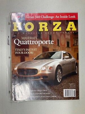 #054 Forza Ferrari Magazine Maserati Quattroporte Italy's Fastest Four ...
