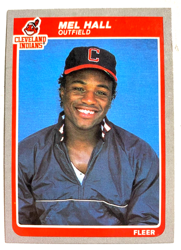 1985 FLEER MEL HALL BASEBALL CARD # 449 | eBay