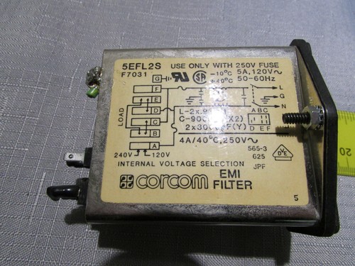 Corcom 5EFL2S EMI Filter Power Entry Module | eBay Australia