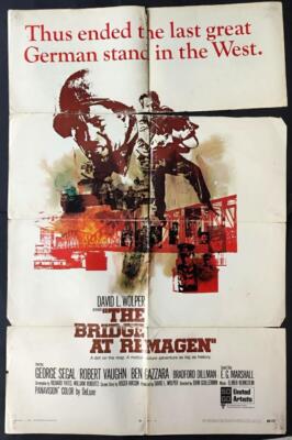 George Segal Robert Vaughn Gazzara BRIDGE AT REMAGEN original movie ...