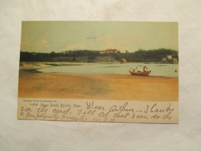 Massachusetts Postcard Mingo Beach Beverly 1906MA | eBay