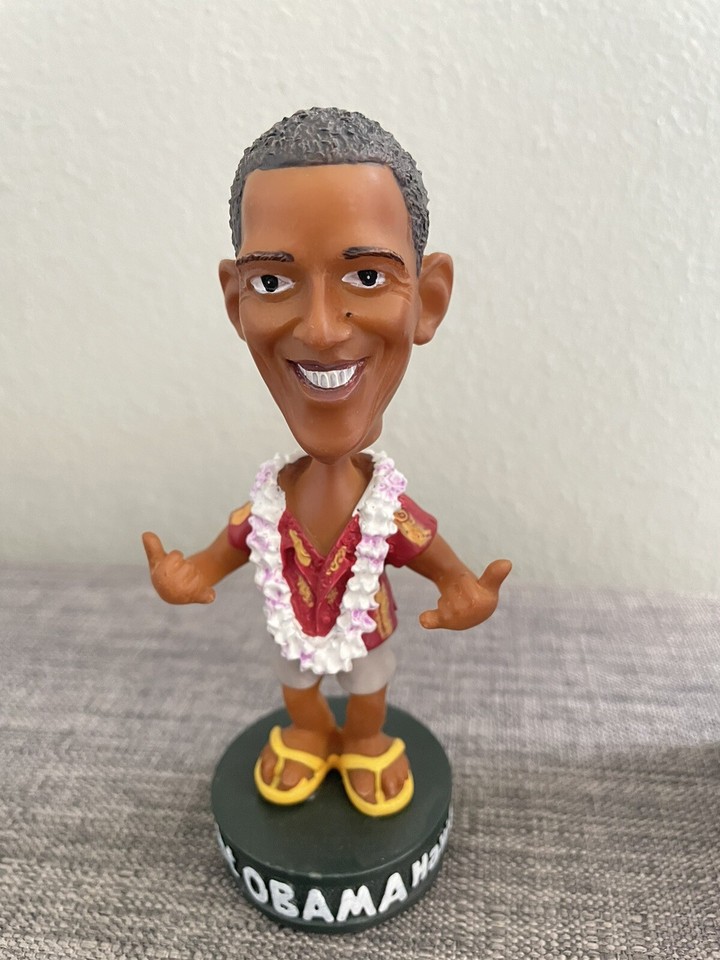New in Box Barack Obama Aloha Bobblehead - Hawaii's Son America's ...
