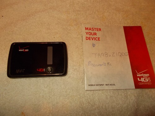 Verizon MiFI 4510L 4G LTE Wi-Fi Mobile Hotspot Modem With Battery No ...