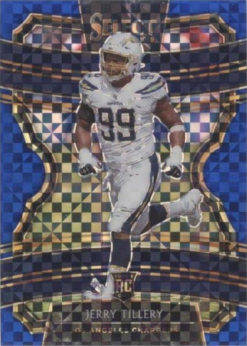 2019 Panini Select - Concourse Jerry Tillery #84 Blue Prizm /175 (RC ...
