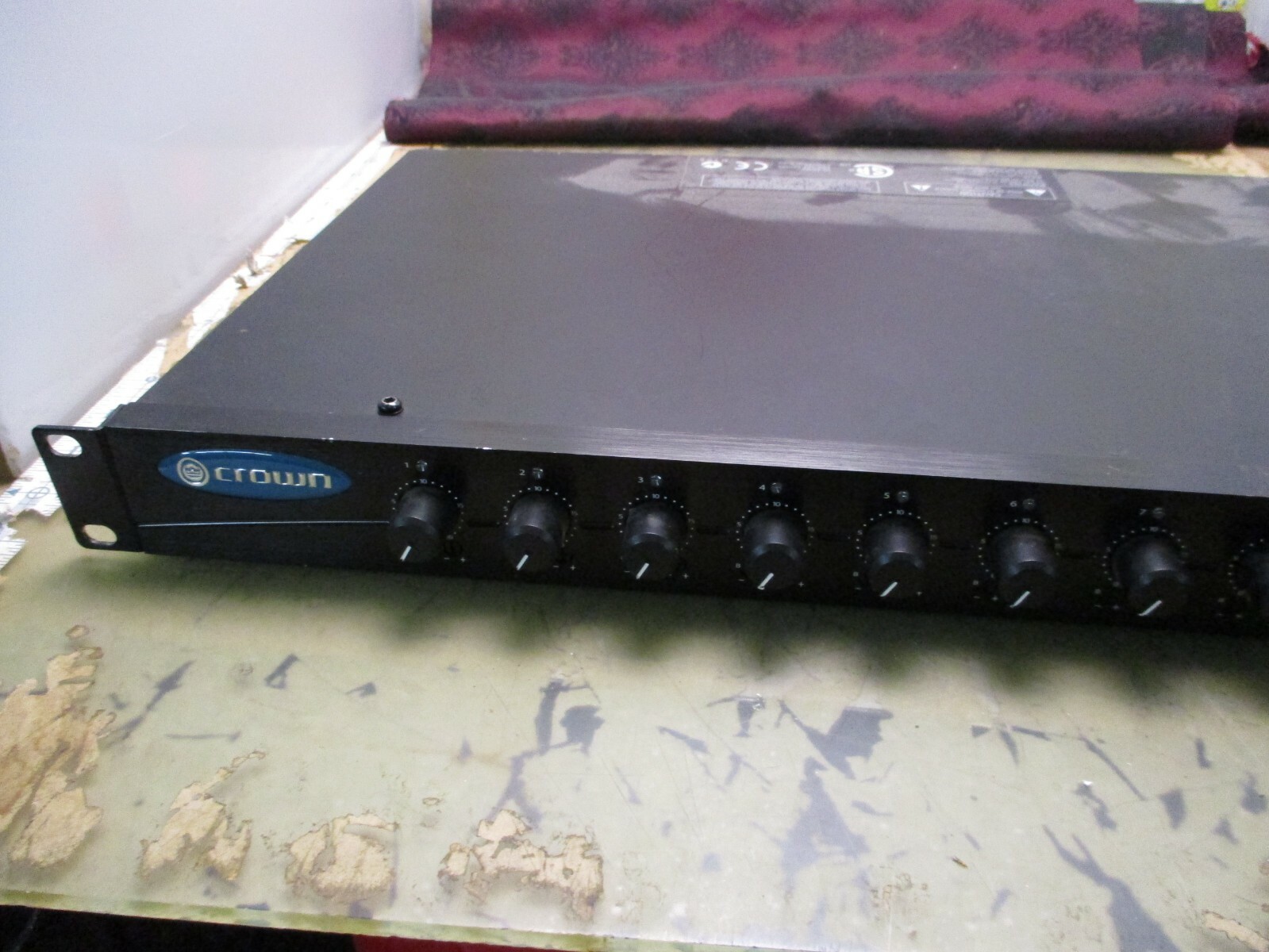 crown 28m commercial 8 channel audio mixer [4*S-7] | eBay