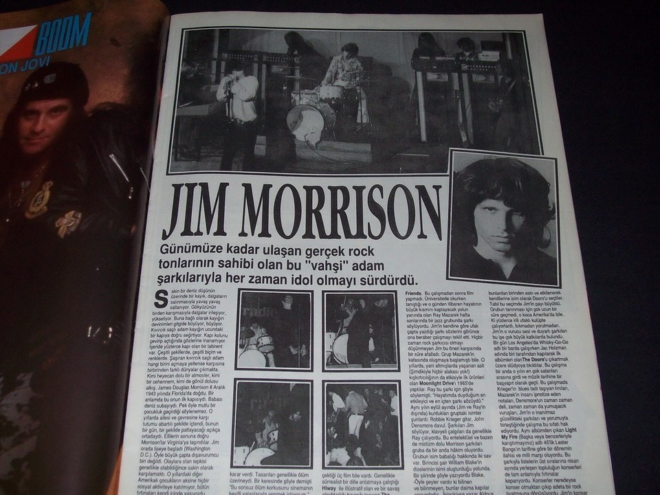 CURE-ROBERT SMITH-SHEENA EASTON Cvr BON JOVI Poster-J MORRISON-PINK ...