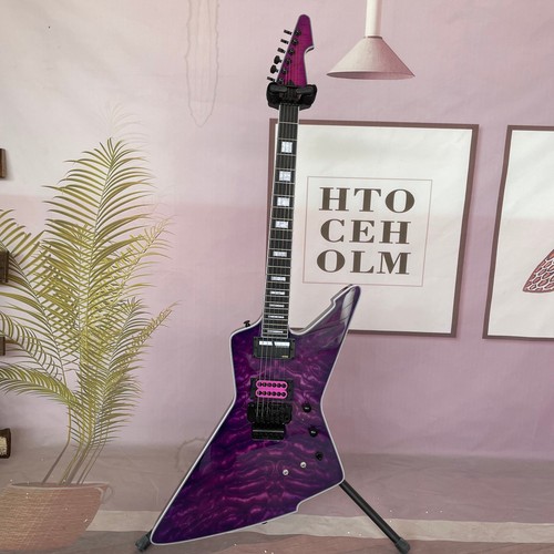 Purple Solid Schecter E-1 FR S Special Edition Electric Guitar 6String ...