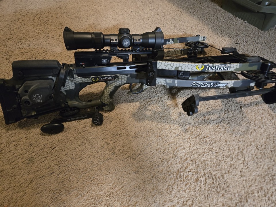 Used TenPoint Nitro XRT Crossbow Package | Includes 3 EvoArrows + QAD ...