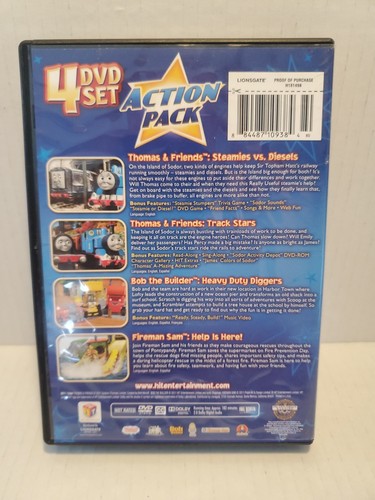 THOMAS & FRIENDS Hit Favorites: Action Pack (DVD 2011 4-Disc Set) NEW ...