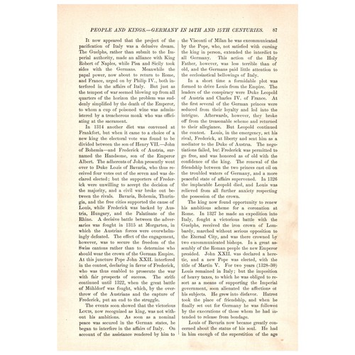 Capture of Frederick the Handsome in the Battle of Muhldorf 1911 Print ...