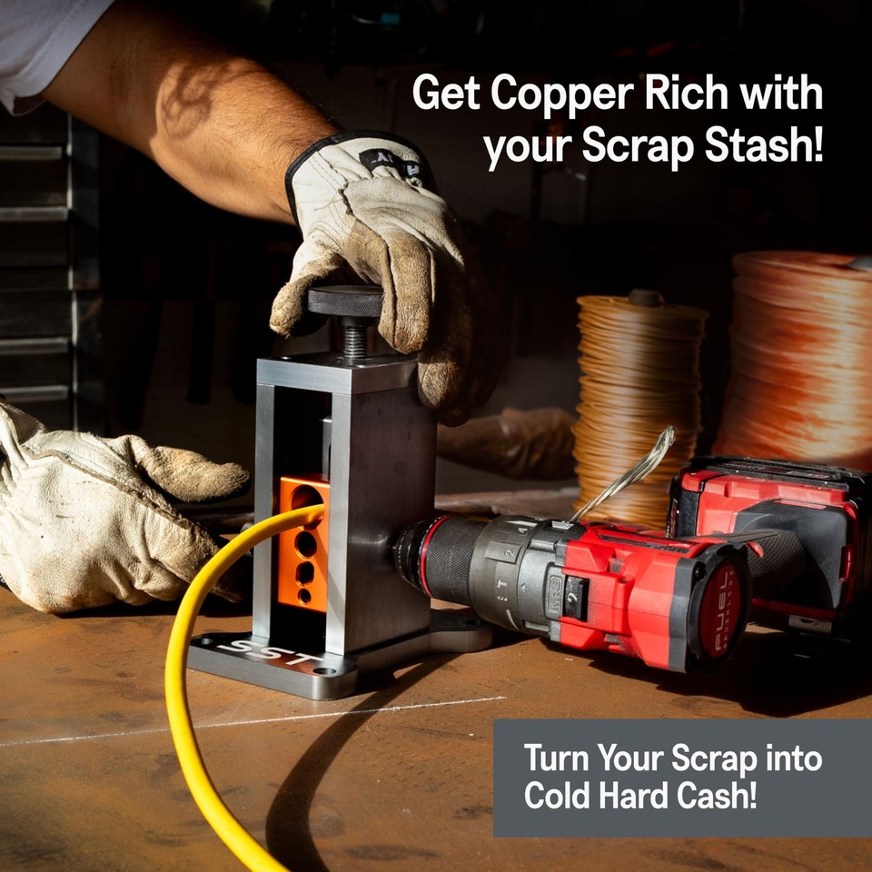SST - Wire Stripping Machine - Drill-Powered Scrap Wire Stripper ...