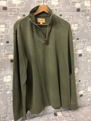 Green Schofel Country Jumper Cardigan Quarter Zip Size Large | eBay UK