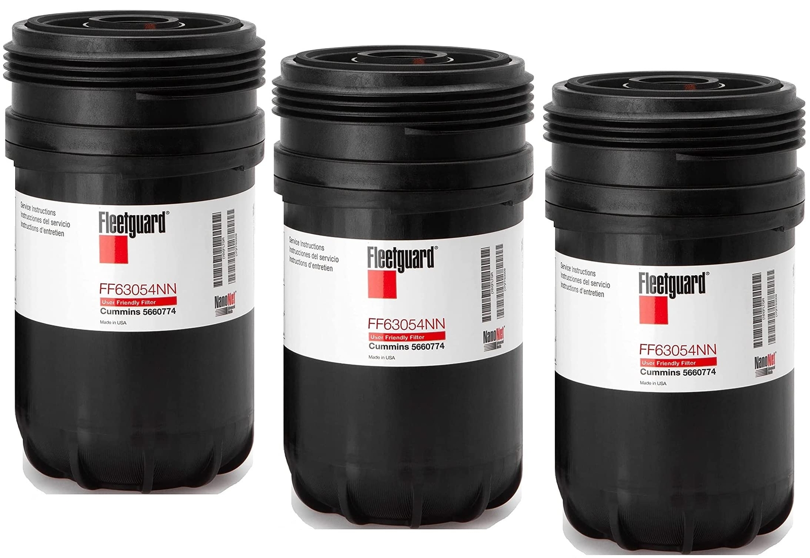 FLEETGUARD FF63009 - Fuel filter cross reference