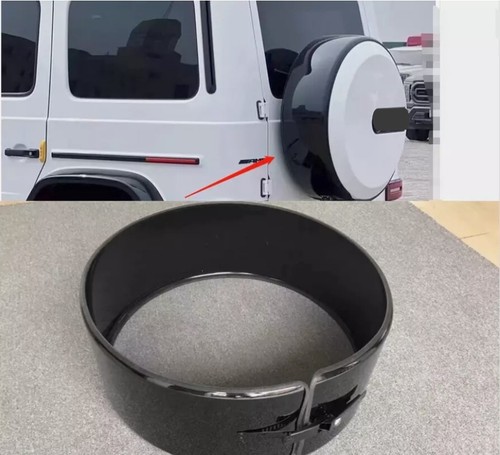 FOR W463 W464 MERCEDES BENZ G G63 G550 SPARE WHEEL TIRE Gloss black ...