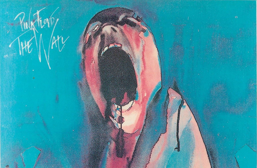 Pink Floyd The Wall Screaming Face Vintage 1988 Postcard | eBay