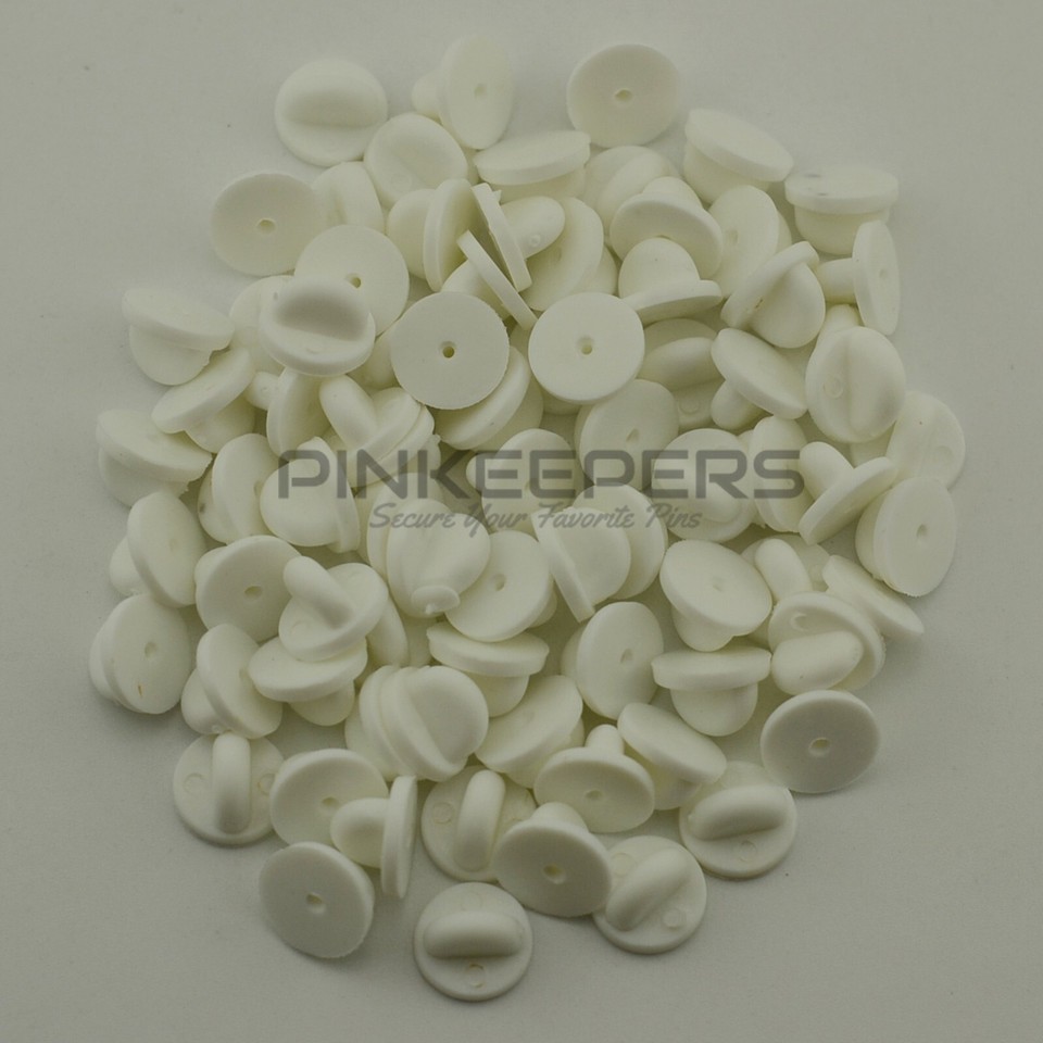 Rubber Pin Backs PVC Lapel Pin Backs Clasps/Clutch for Pin Post Pins ...