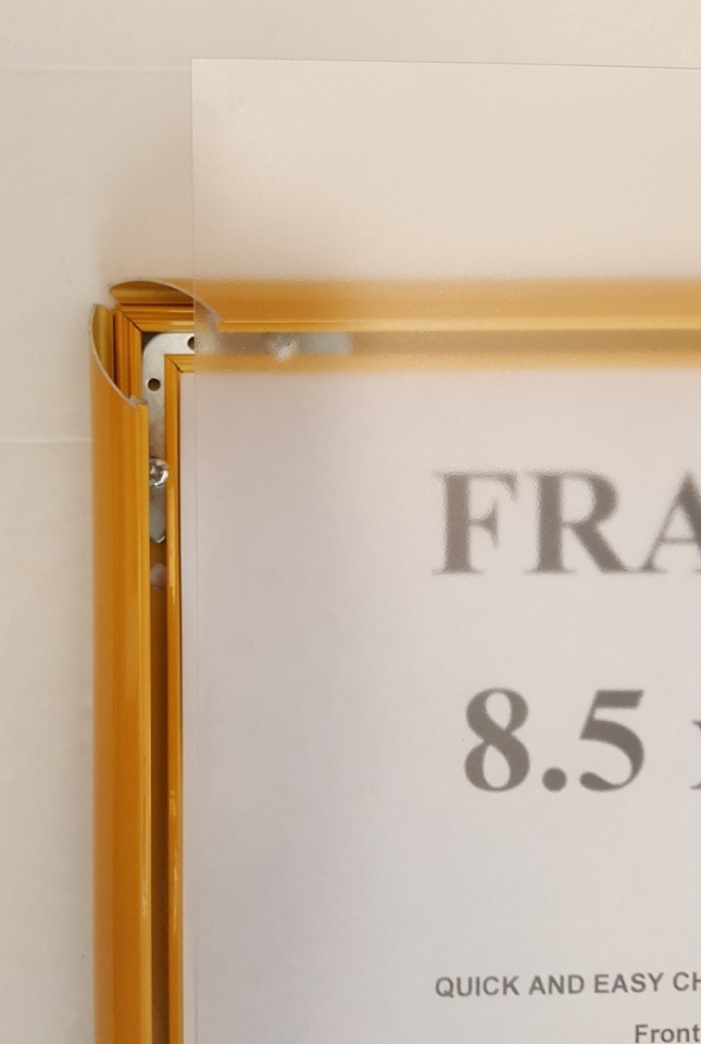 Yellow Snap Frame 8 5x11 Inches Front Loading Quick Poster-REF24-1027 ...