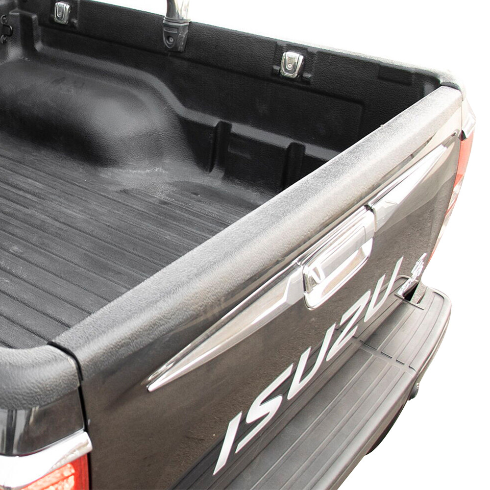 Tailgate Cover Protector Cap Trim Guard Black For 2021-2024 Isuzu Dmax ...