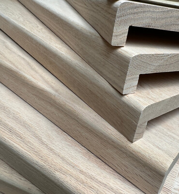 Solid Oak or Sapele Staircase Stair Cladding And Riser Replacement ...