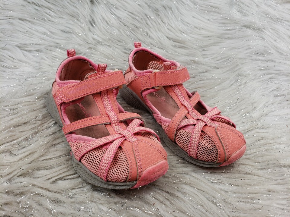 MERRELL Hydro Monarch Jr. Coral Pink Outdoor Active Shoes Size Child 10 ...