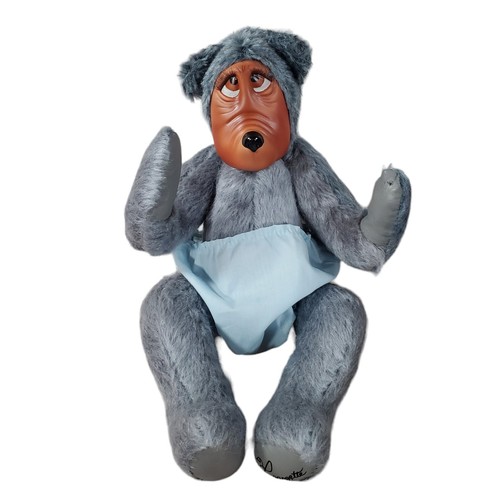 Bubby Bear Plush Teddy Blue Jointed Mohair Porcelain Face 15" Georgette ...