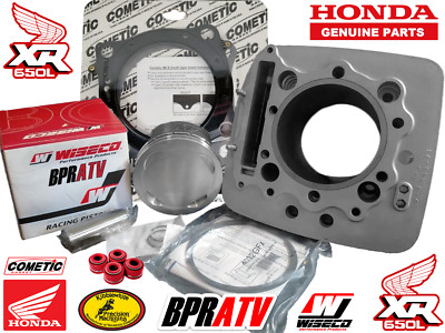 Honda XR650L XR 650L Genuine OEM Cylinder Big Bore Kit Wiseco Piston ...