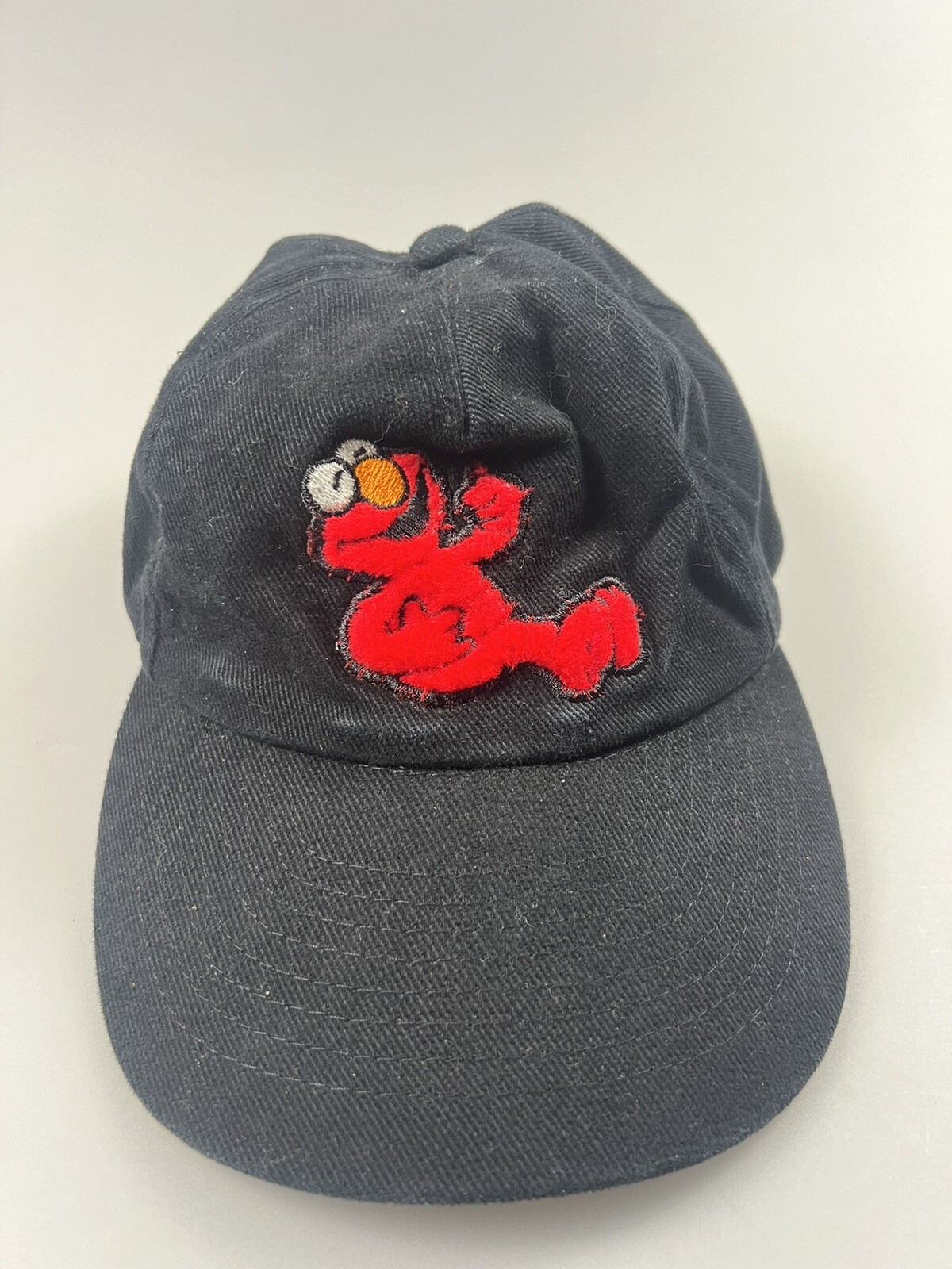 Vintage Sesame street Elmo black Hat baseball cap FLA… - Gem