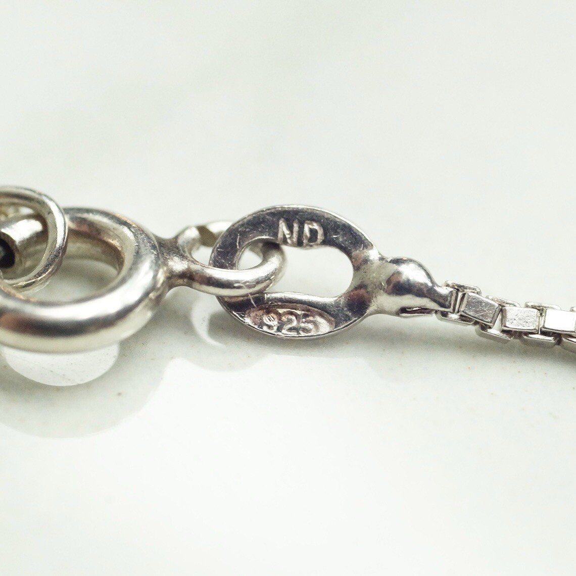 Sterling Silver CZ Letter R Pendant/24.25" Box Chain 1mm | eBay