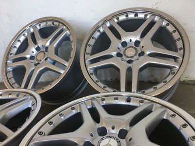 4 Orig. AMG Wheels 19" Mercedes R230 W203 R171 W211 SL65 E63 E55 C55 ...