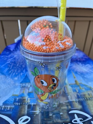 New Disney EPCOT Hello Sunshine Orange Bird Tumbler FoamBall Flower ...