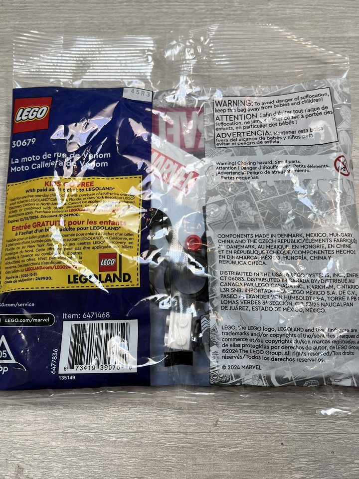 Lego 30679 Marvel Venom Street Bike (SEALED) | eBay