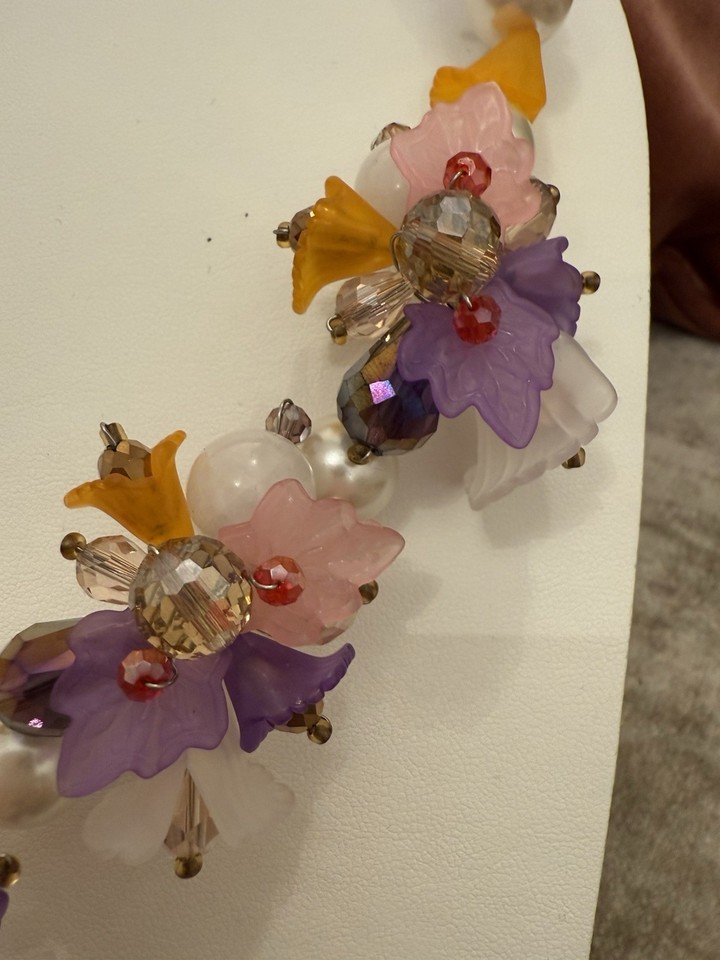 Gorgeous Butler And Wilson Vintage Whimsical/floral Multicoloured ...