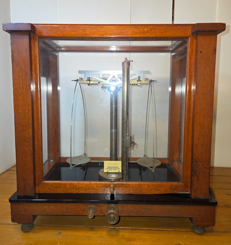 Antique Vintage Christian Becker Chainomatic Analytical Balance Scale ...