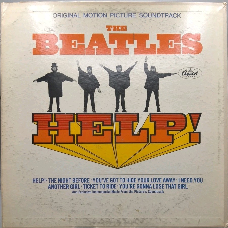 The Beatles ‎– Help [1976] Vinyl LP Pop Rock Beat Soundtrack Capitol ...