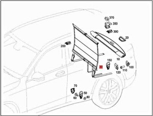 Genuine MERCEDES X253 GLC X253 Partition net 2538600074 | eBay