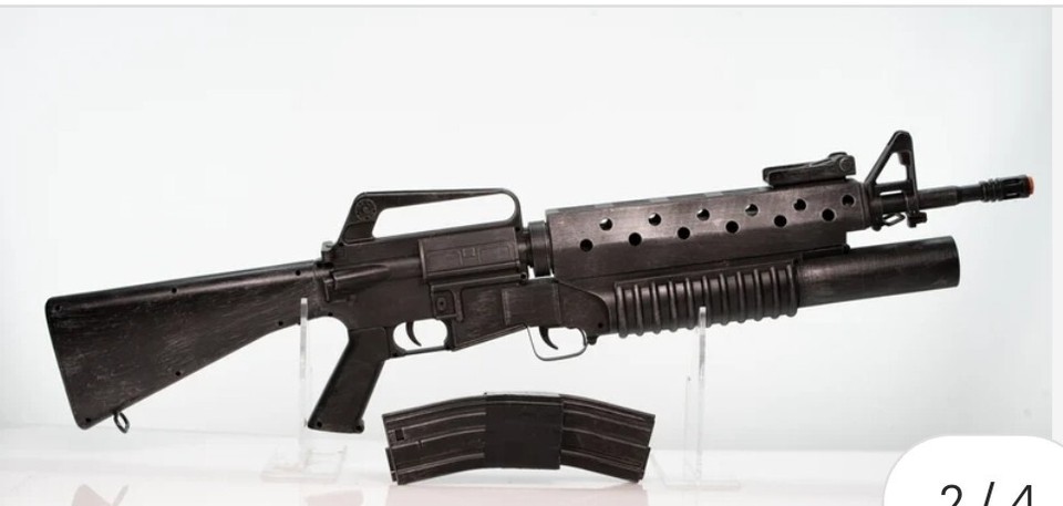 Scarface Rifle Plastic / Metal movie Film prop | eBay