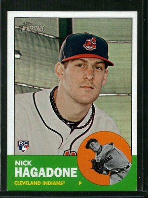 2012 Topps Heritage #152 Nick Hagadone NM-MT Indians | eBay