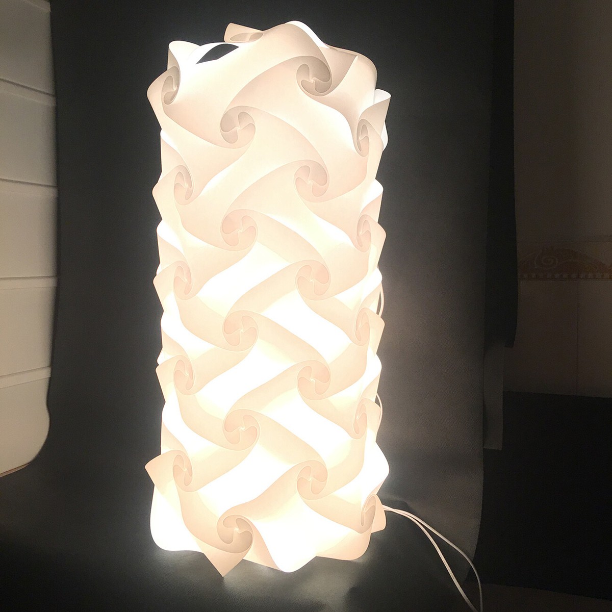 Puzzle Piece Lamp Shade Ceiling Light Shade Matt Black Cube Puzzle