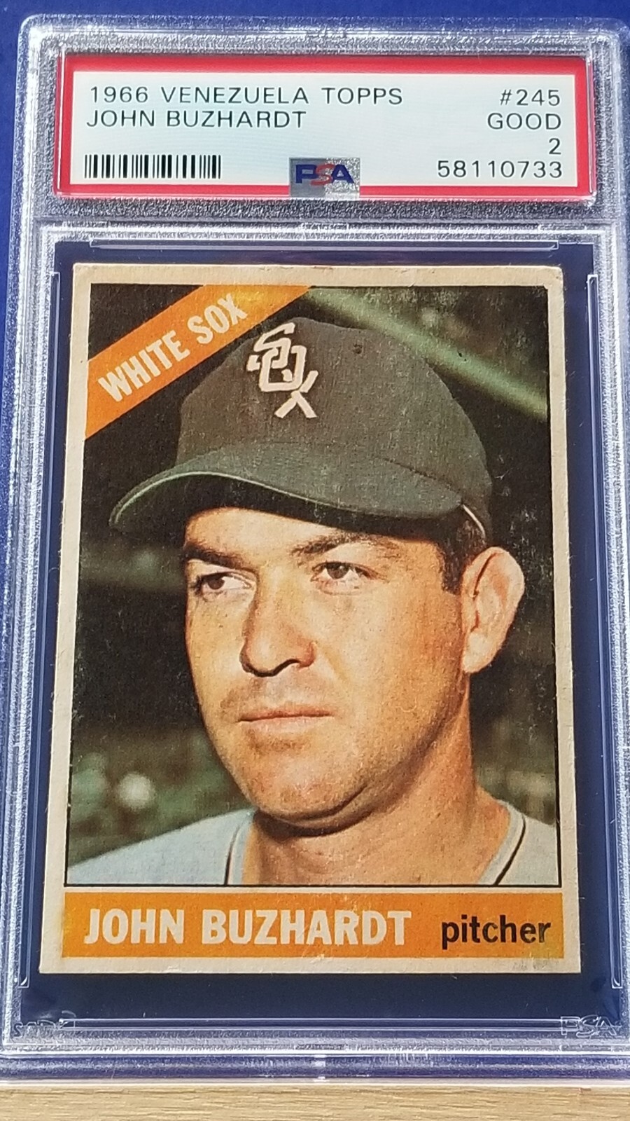 John Buzhardt - 1966 Venezuela Topps #245 PSA 2 | eBay