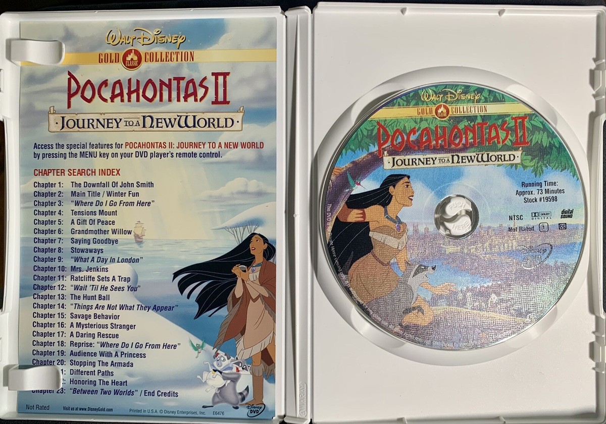 Pocahontas 2 Journey To A New World Dvd