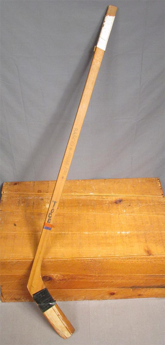 Vintage Basco Super Pro early Wood Hockey Stick Boston Athletic Shoe Co ...