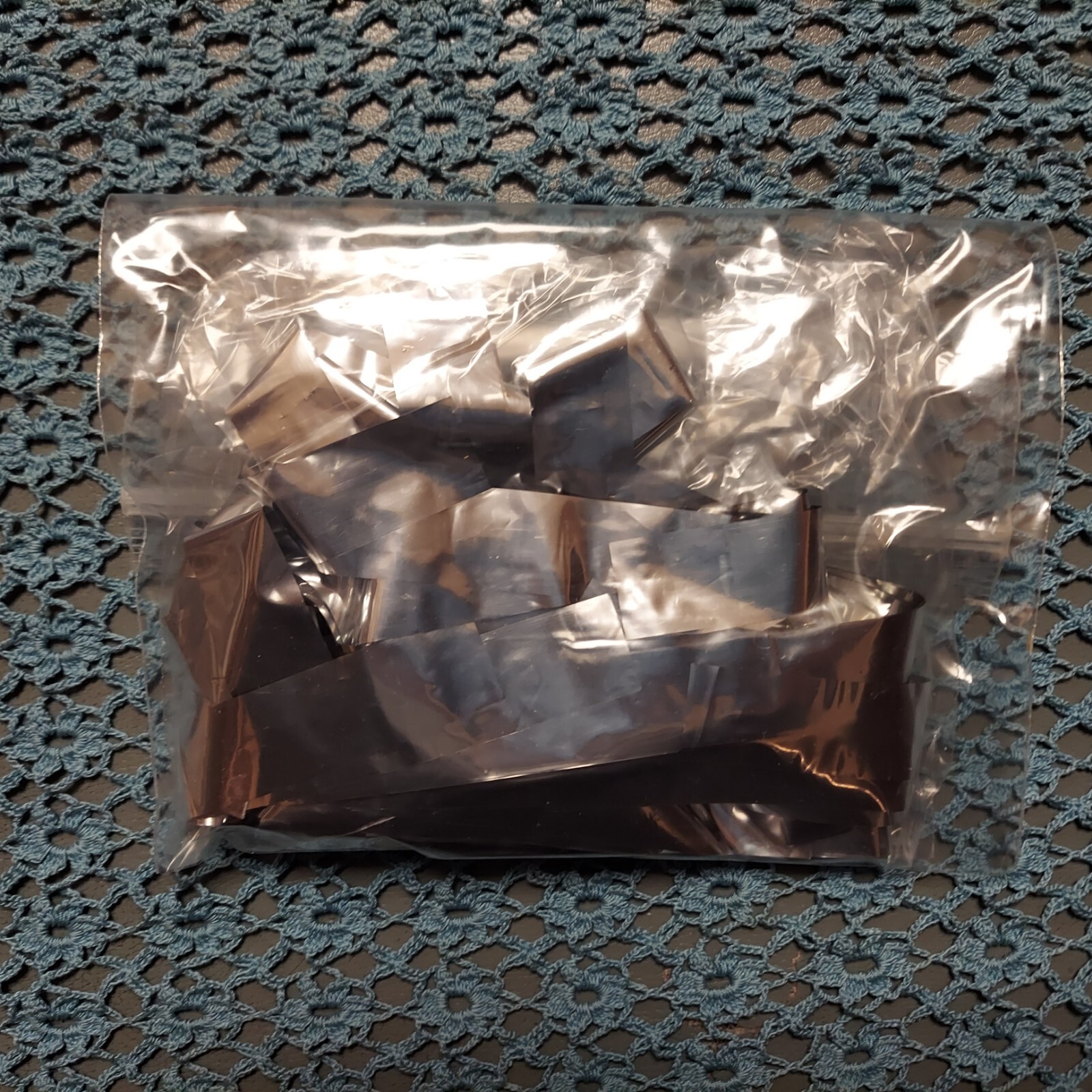 100 Mylar Ribbon Strip LOT Attract Hummingbirds Bird Deterrent Pom Poms ...