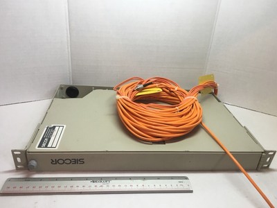 SIECOR C-MIC-012 CABINET MOUNTED INTERCONNECT CENTER, COMES W/ TWO 4 ...