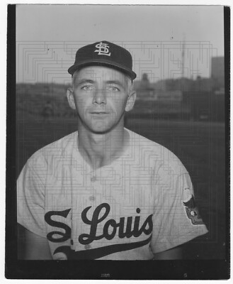 Marlin Stuart - c. 1952-53 St. Louis Browns - 4"x5" original contact ...