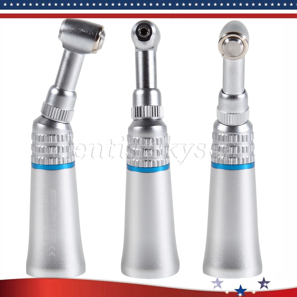 1/5/10Pc USA Dental Slow Low Speed Handpiece Contra Angle Push Button ...