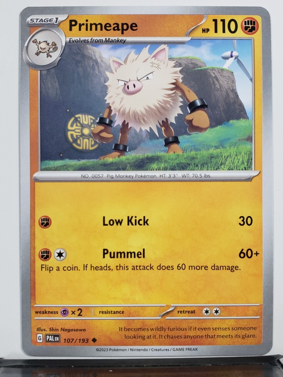 Primeape Pokemon Card Pokemon 2023 SV4a Shiny Treasure EX Shiny