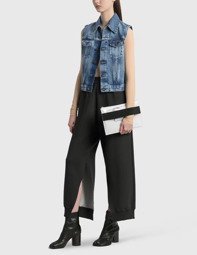 MM6 Maison Margiela Split Sweatpants Joggers Black S UK 8 | eBay