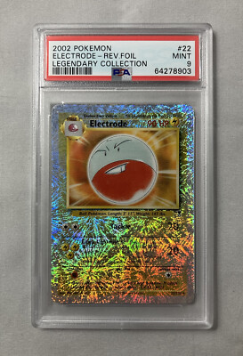 2002 Pokemon Electrode Reverse Holo Legendary Collection PSA 9 Mint 22/ ...