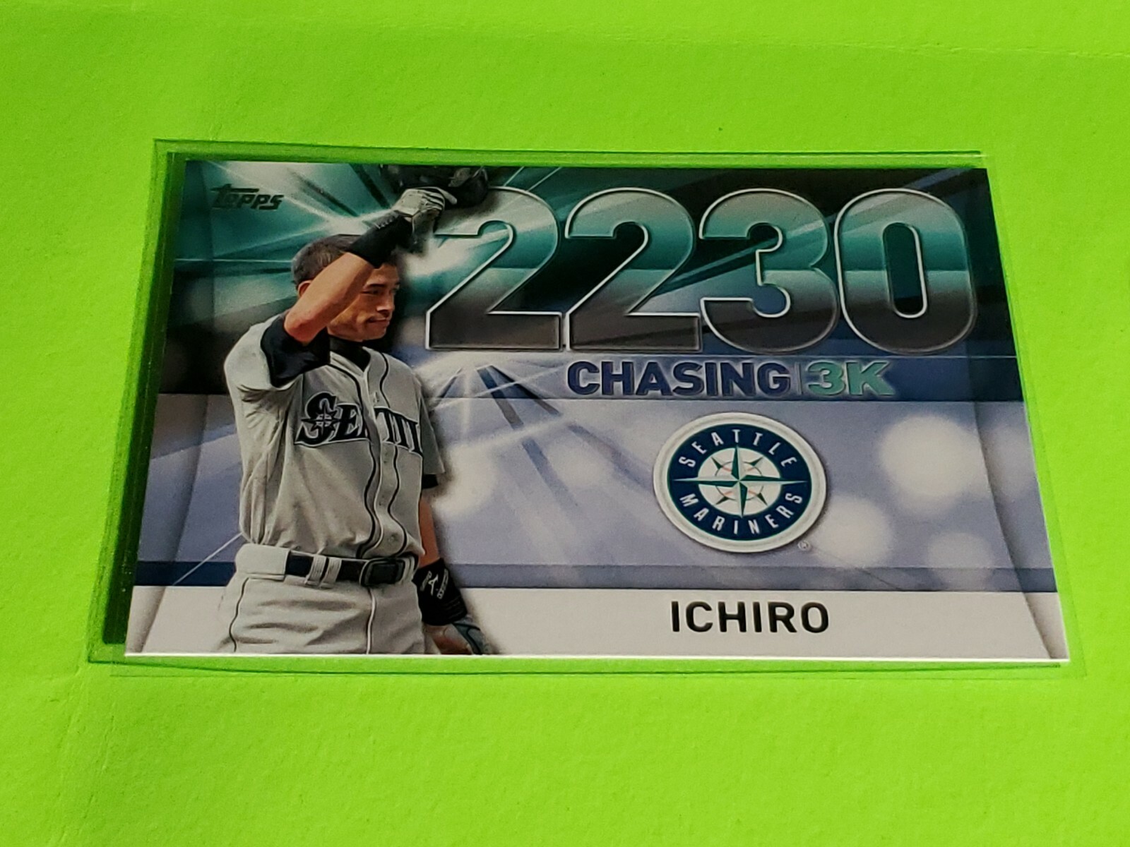 2016 Topps Series 2 Baseball Chasing 3000 Ichiro #3000-22 Seattle ...
